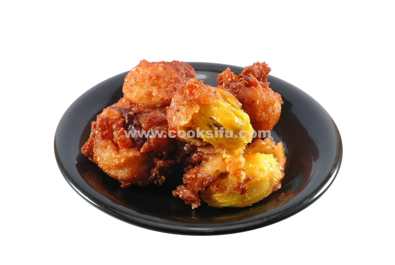 Fried Jackfruit Recipe Crispy Breaded Ripe Jackfruit Cooksifu